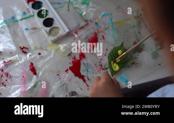 autumn craft for kids. animal Fox made from maple leaf. childrens art ...