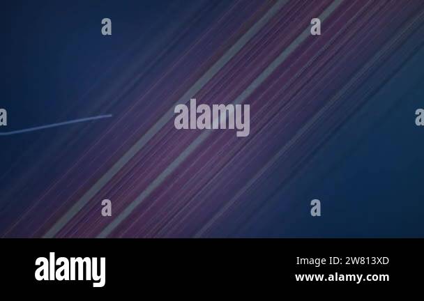 Animation of glowing blue lines with flickering coloured light beams ...