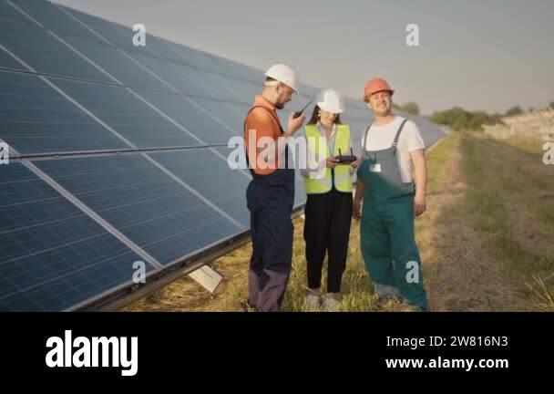 Technician and investor Using Infrared Drone Technology to Inspect Solar Panels and Wind ...