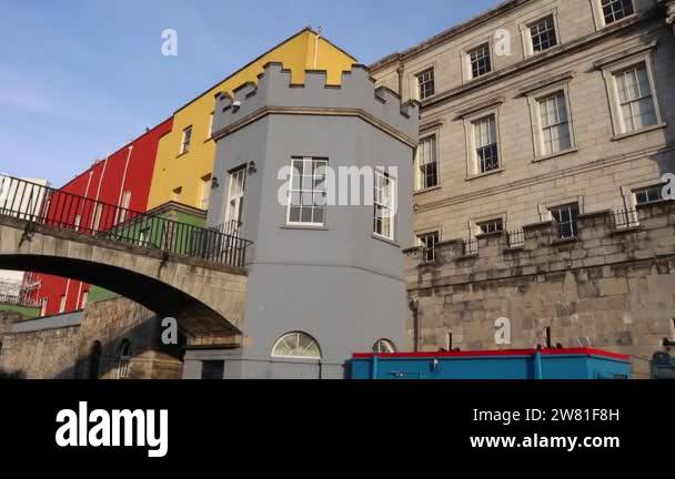 Dublin, Ireland - September 20, 2021: Overview of Dublin Castle built ...