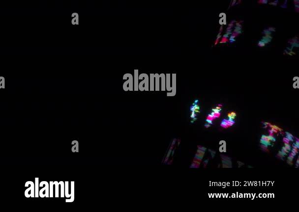 3D animation text THE END colorful text word rotated light animation ...