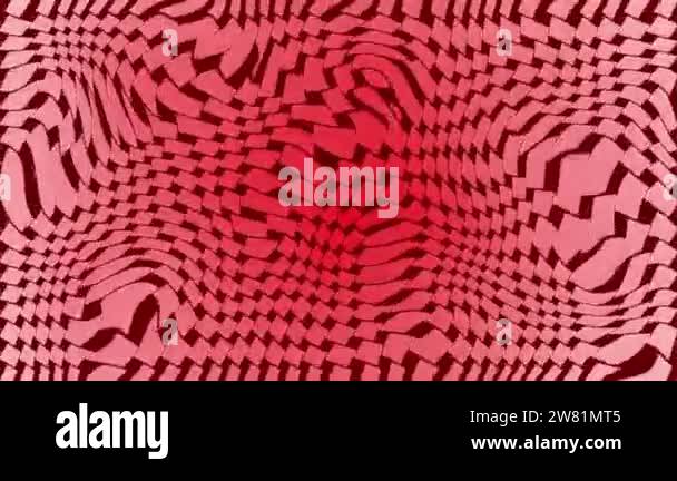 Animated background with moving shape-shifting red mesh shapes on a ...