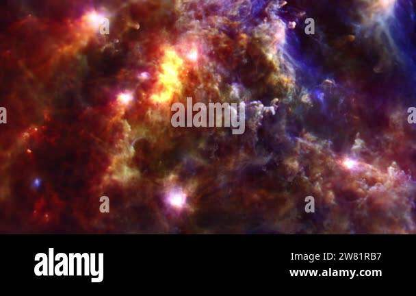 Loop Space Flight deep space exploration travel to Rosette Nebula also ...