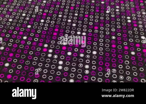 Abstract flickering surface of circles, seamless loop. Animation. Flat ...