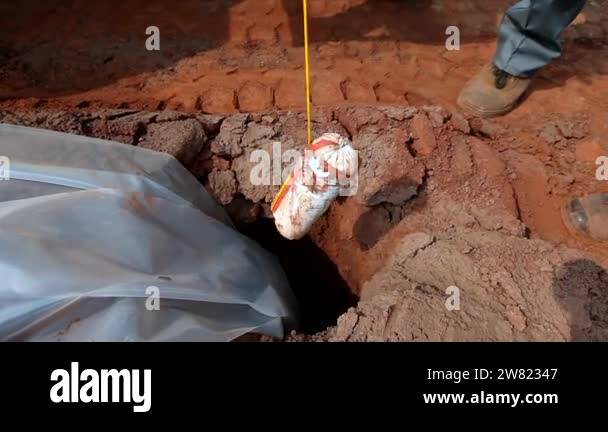 The process of placing explosives in an iron ore quarry. Explosives ...