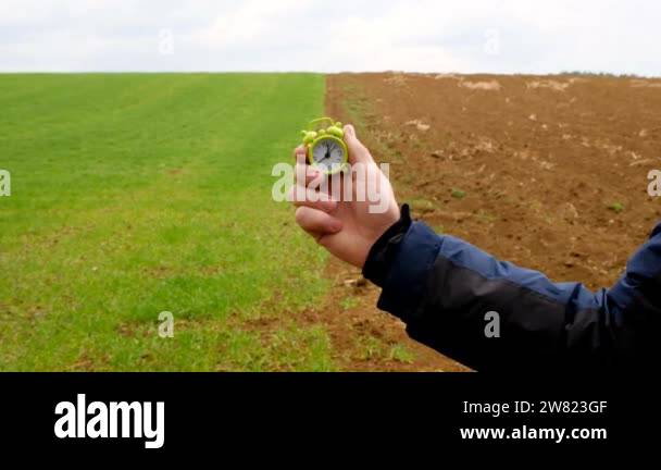 Spring planting time. Farming and agriculture concept. Sowing time. The ...