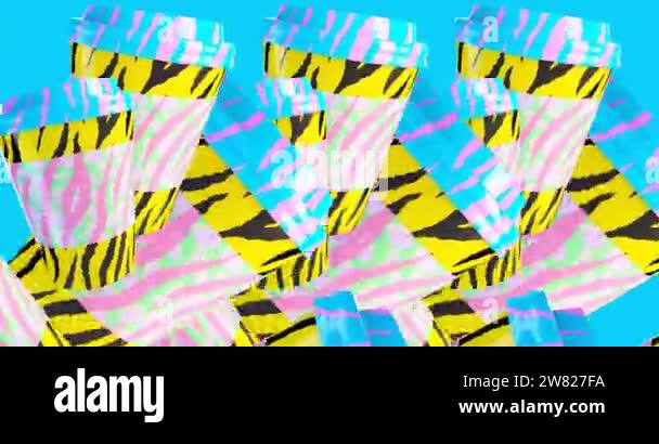 Minimal motion 3d art. Modern animation art Stock Video Footage - Alamy