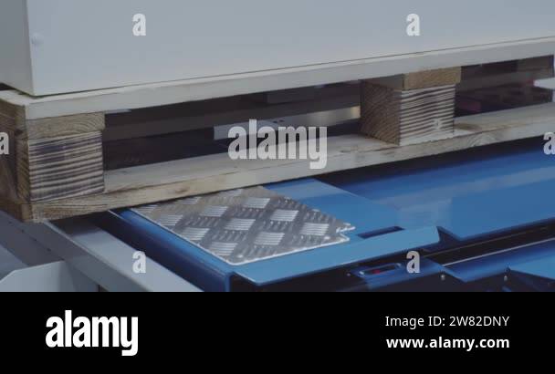 modern warehouse equipment for transportation.a special automated ...