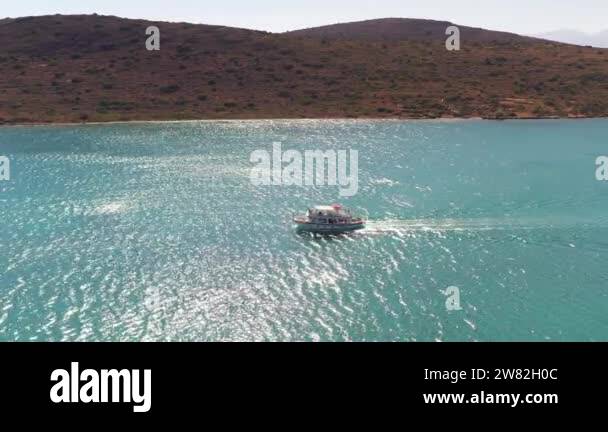 a panoramic view of the coastal strip of the sea with anchorage of ...