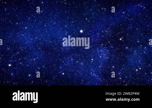 Space Nebula blue background. Night starry sky, milky way in beautiful ...
