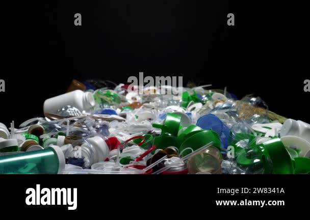 Single use plastic garbage from one household. Bring awareness to over ...