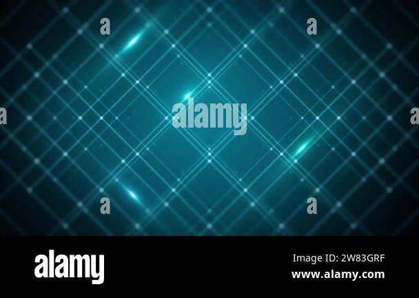 Abstract Technology Background With Grid Data Zooming In Loop/ 4k animation of an abstract ...