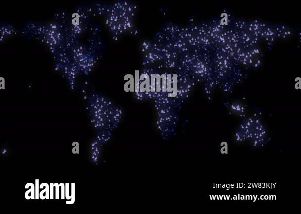 Looping people creating world map.PNG Alpha.Type 2 Stock Video Footage ...