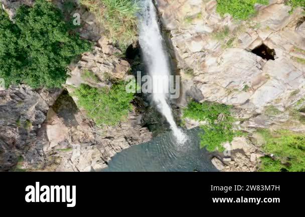 Waterfall Bay Park,hk. The Waterfall Bay Park at hong kong Stock Video ...