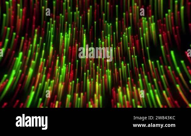 Information data transfer concept. The electrical signal travels over ...