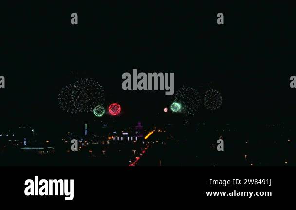 Beautiful pyro show fireworks in Stock Videos & Footage - HD and 4K ...
