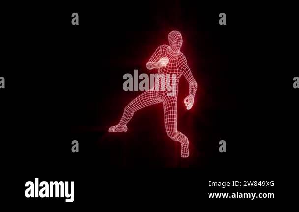 Animated boxer. Hook hit. Boxer vertices 3D animation.VJ loop video ... Animated boxer. Hook hit. Boxer vertices 3D animation.VJ loop video ...