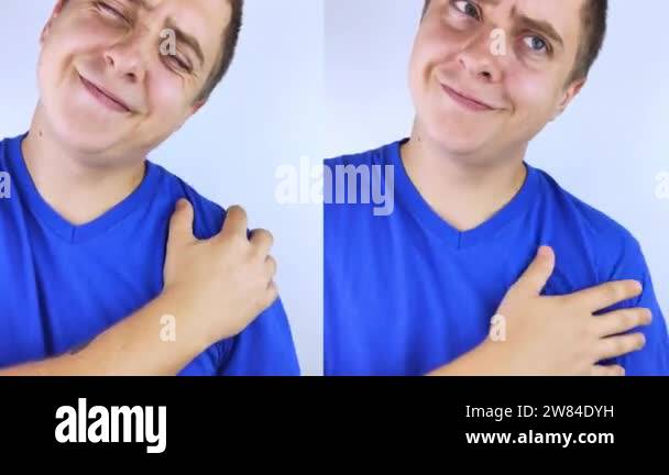 Before and after shoulder pain. Arthritis. Diseases of the joints. In ...