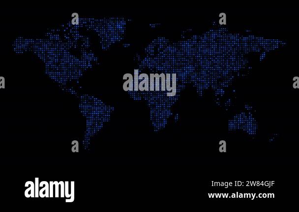 World map with highlighted locations. Global trade and interconnected ...