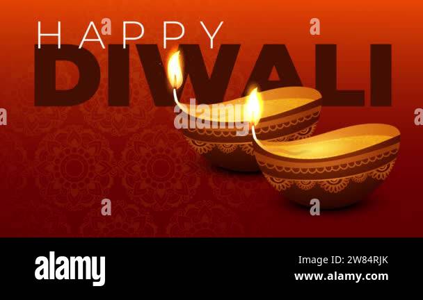 Happy Diwali Festival - Diwali light burning. animation, video ofDiwali ...
