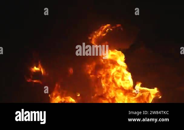 Effect of chroma key fire overlay. Burning texture for editing pattern ...