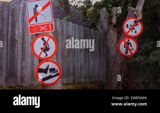 Funny road signs Stock Videos & Footage - HD and 4K Video Clips - Alamy