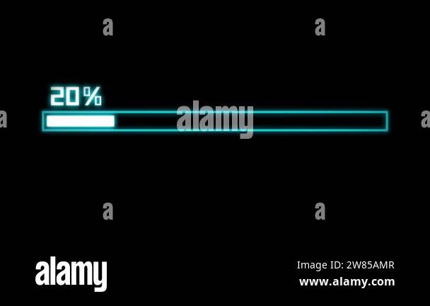 Loading bar downloading barloading screen pixelated progress animation ...
