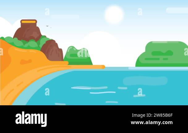 Cartoon seaside Stock Videos & Footage - HD and 4K Video Clips - Alamy