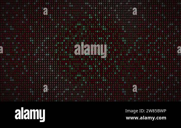 Background based on binary code technology. Protecting digital data from hacking and viruses ...