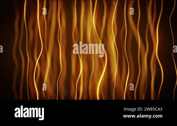 Abstract Gold Strings Waving Fx Background Loop/ 4k animation of an ...