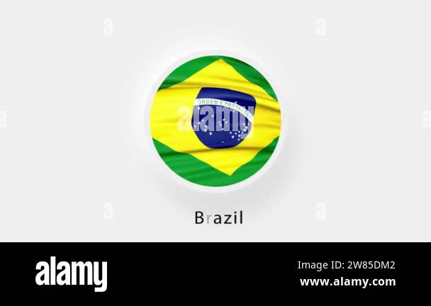 Brazil national flag badge Stock Videos & Footage - HD and 4K Video ...