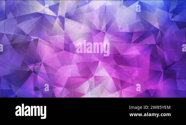 looping animated moving slideshow. Gradient triangles pattern. Glitter abstract illustration ...