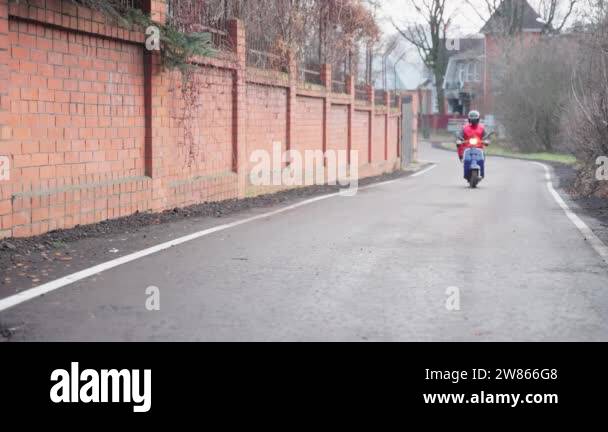 Scooter delivery box courier Stock Videos & Footage - HD and 4K Video ...