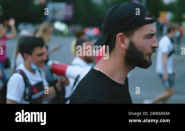 Protesters angry people crowd Stock Videos & Footage - HD and 4K Video ...