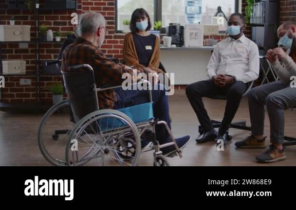 Man attending therapy session Stock Videos & Footage - HD and 4K Video Clips - Alamy