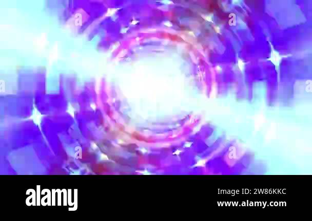 Abstract Colorful techno glow Flashing Neon Low Poly Futuristic Tunnel Loop Animation. 4K 3D ...