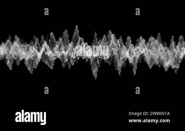 Digital Audio Spectrum Graphic Equalizer Background Loop/ 4k animation of an abstract background ...