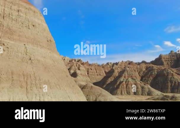 Badlands National Park from near Saddle Pass Trailhead, along US ...