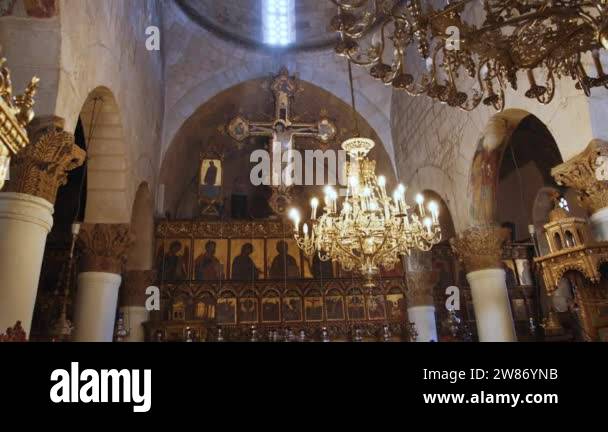 Saint Neophytos Monastery. Cyprus, church or temple. Ancient buildings ...