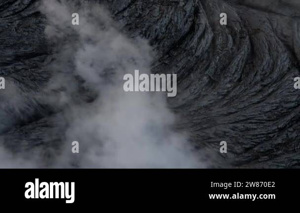 Hardened Lava Flow From Erupting Fagradalsfjall Volcano In Reykjanes ...