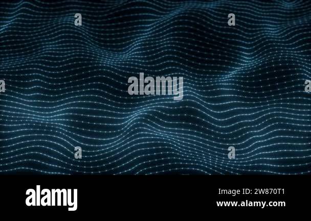 Abstract Digital Mesh Shape Fx Background Loop/ 4k animation of an ...