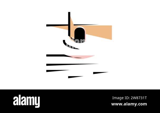 pitting edema on patient leg color icon animation Stock Video Footage ...