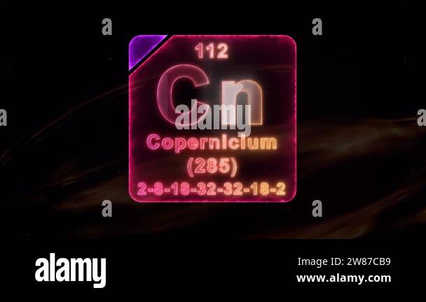 Modern periodic table copernicium Stock Videos & Footage - HD and 4K ...