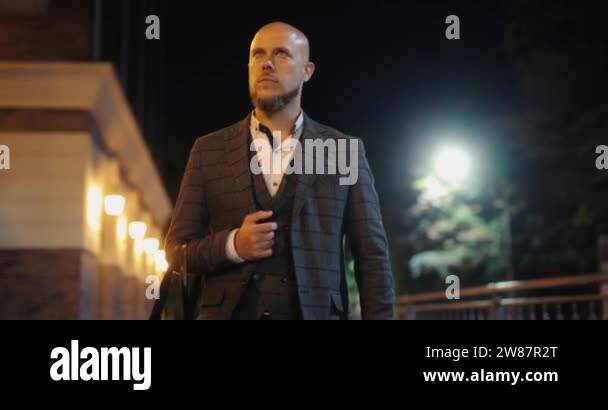 Upset man walking alone night Stock Videos & Footage - HD and 4K Video ...