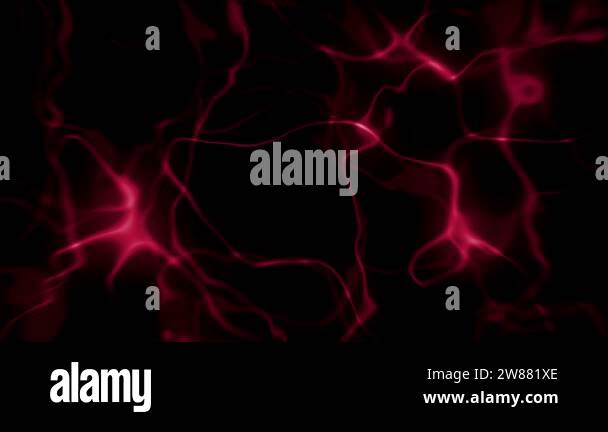 Abstract Neon Lines Blur Graphic Looping Animation/ 4k animation of an ...