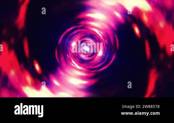Abstract grunge gold red light psychedelic hypnotic vortex tunnel ...
