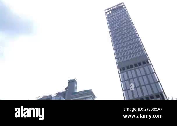 Beautiful front view of the Petronas twin towers in Kuala Lumpur ...