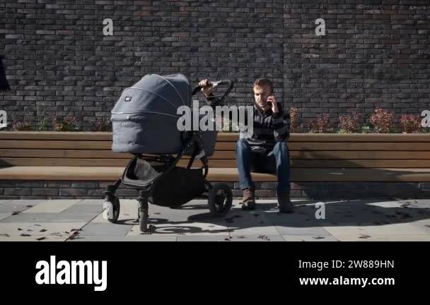 Man pushing pram talking Stock Videos & Footage - HD and 4K Video Clips ...