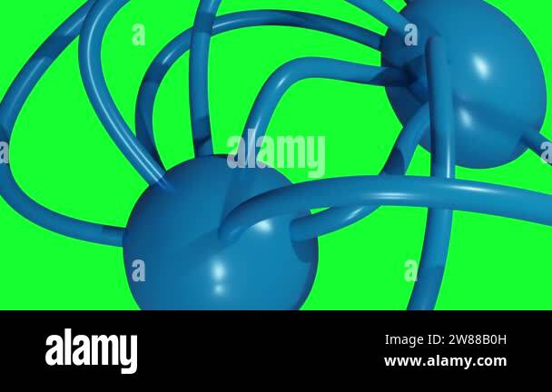 Abstract organic shape using as modern science fiction background - 3d ...