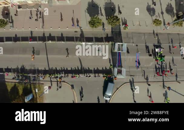 Runner finishing line aerial Stock Videos & Footage - HD and 4K Video ...